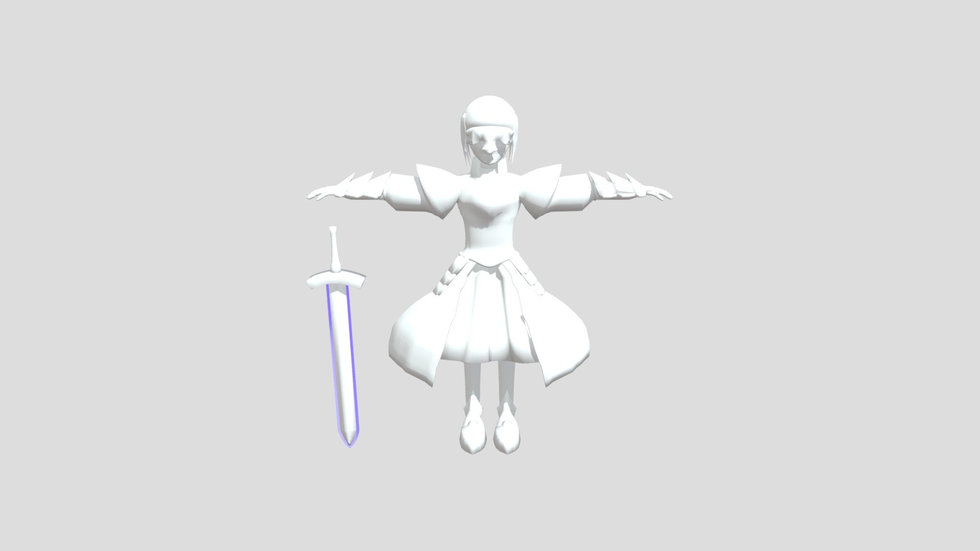 Saber Alter - 3D model by TomatoChan (@koehoorngerjan) [6b95a35 ...