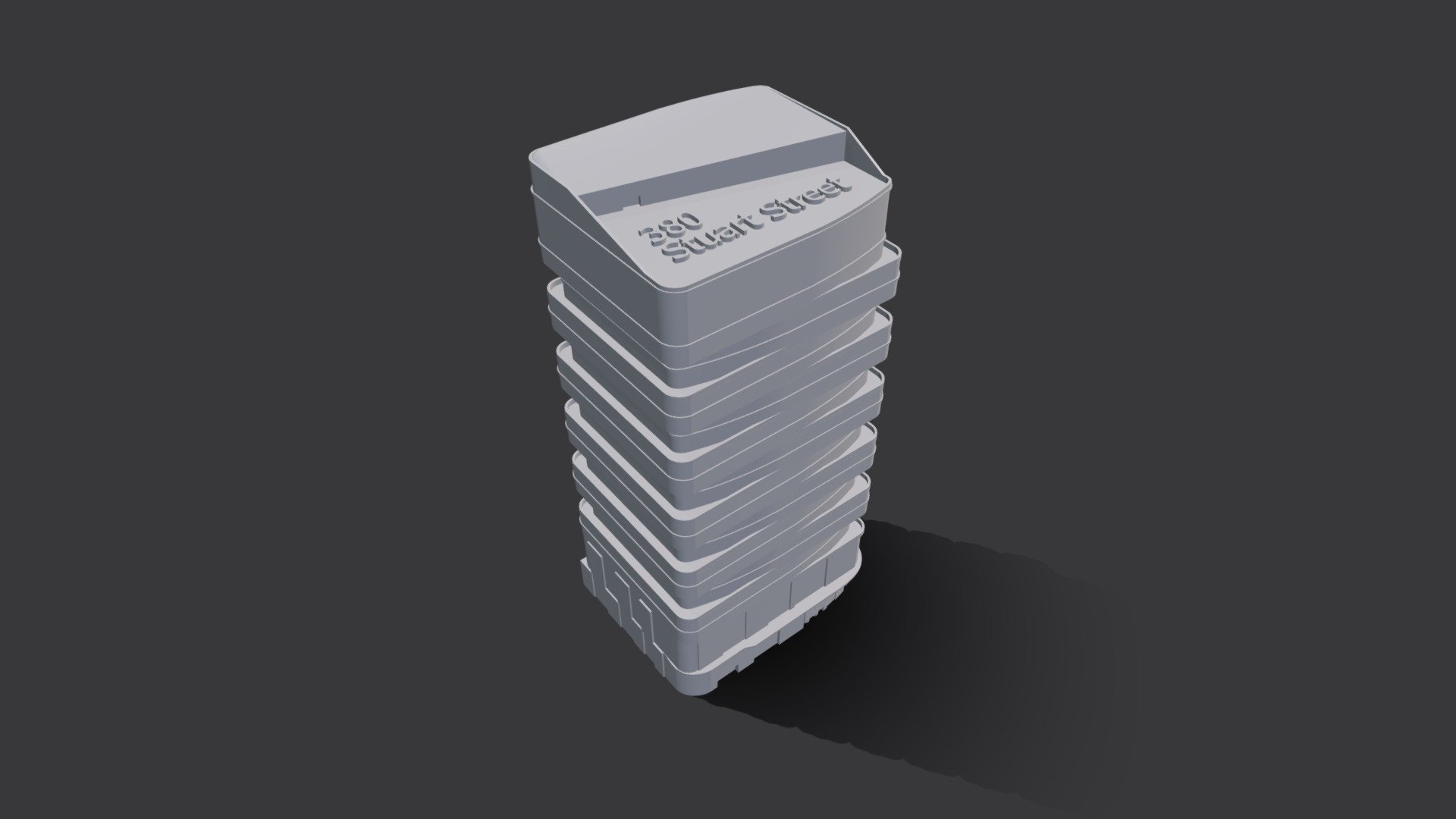 380 Stuart Street - 3D model by luckeyminis [6b9638c] - Sketchfab