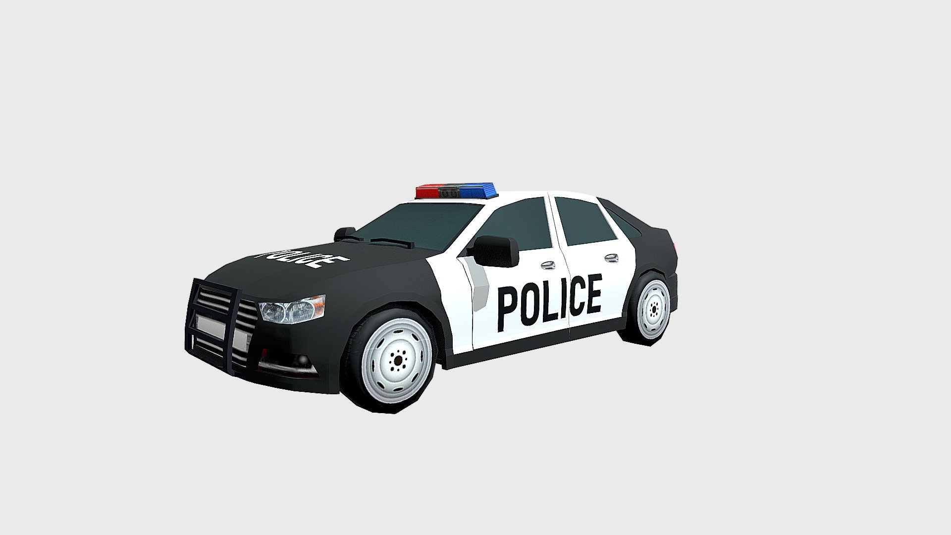 Police Vehicle Low-Poly - 3D model by Charles Smith (Blitz Mobile Apps ...