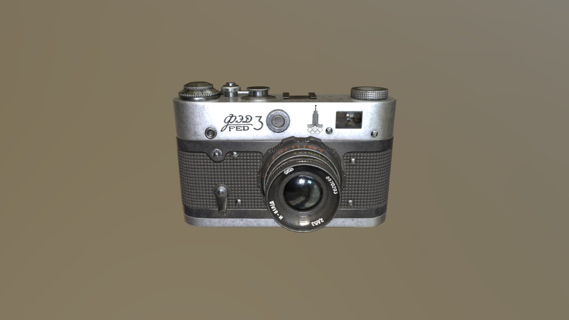 Retro FED-3 camera - 3D model by serg.grom [6b9c1ca] - Sketchfab