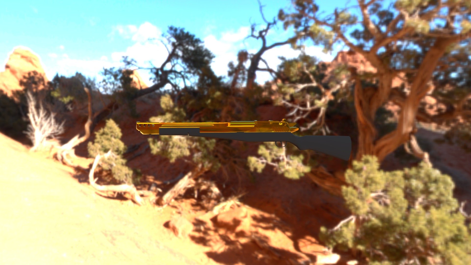the desert Grand/ M1 eagle golden - Download Free 3D model by ...