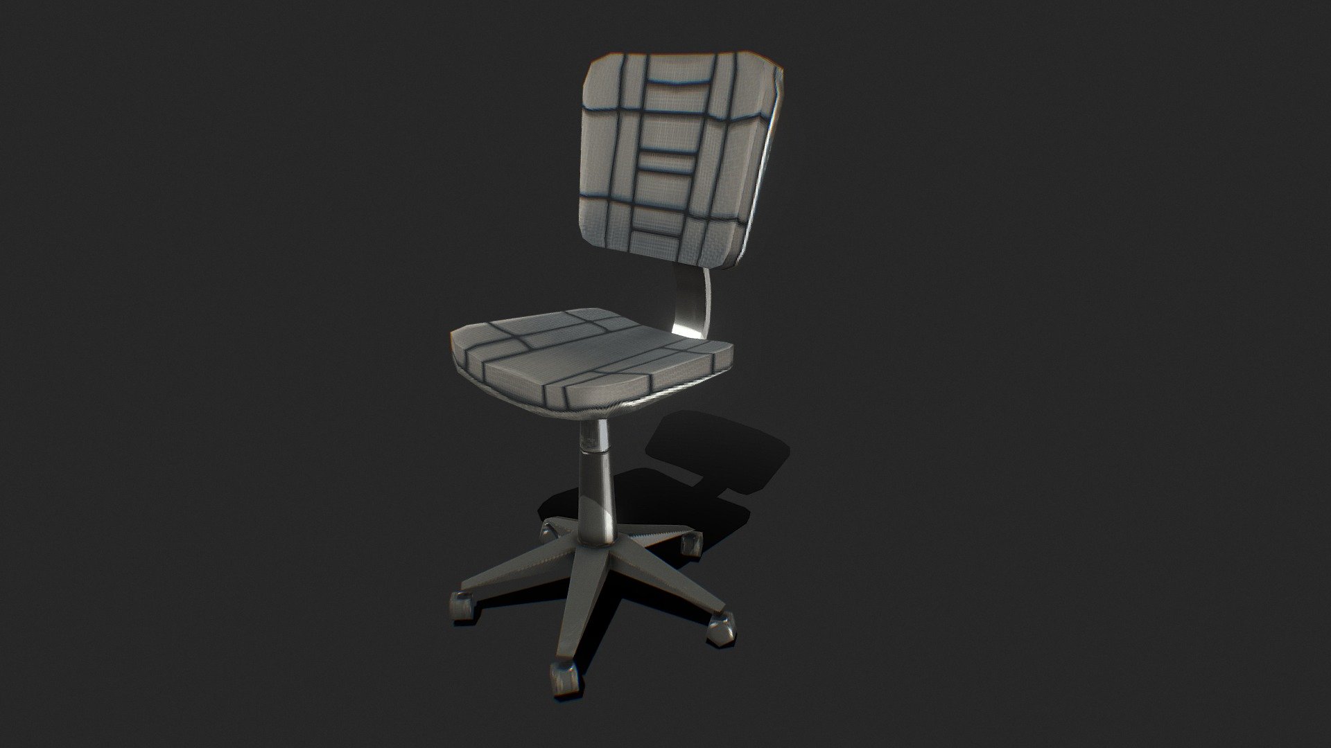 Low Poly Chair V3 - Download Free 3D model by SketchyBot (@SketchyB0t ...