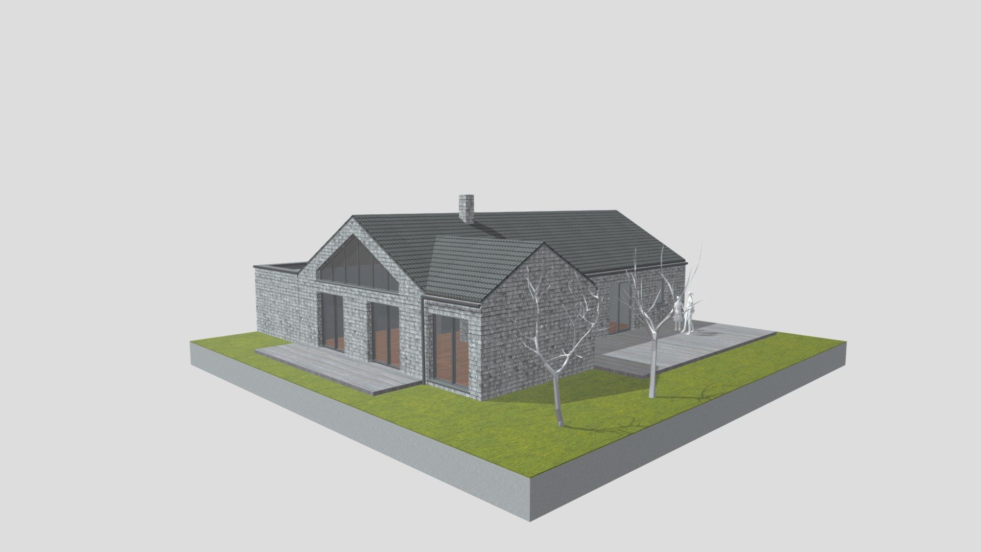 1-Story Apartment - 3D model by J.Dorow (@jdorow) [6b9ef61] - Sketchfab
