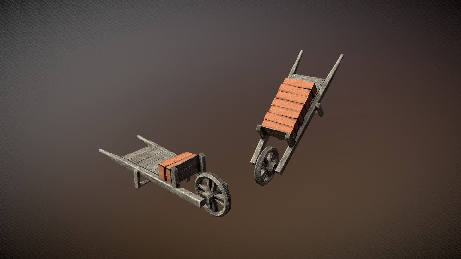 Bricks wheelbarrow - 3D model by Grodzka Gate - NN Theatre Centre ...