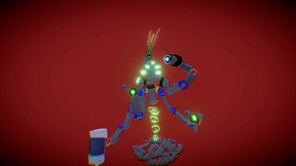 robot #5 - 3D model by I just VaRted (@aksel.fm) [6ba1809] - Sketchfab