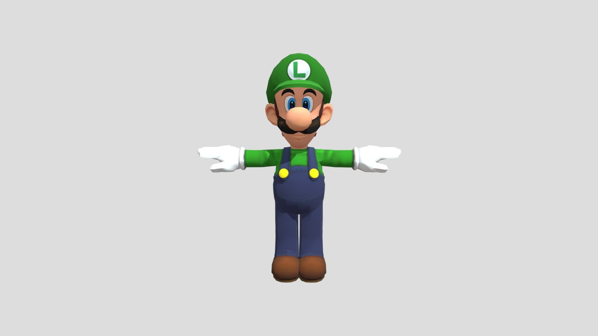 Wii - Mario Party 8 - Luigi - Download Free 3D model by ...