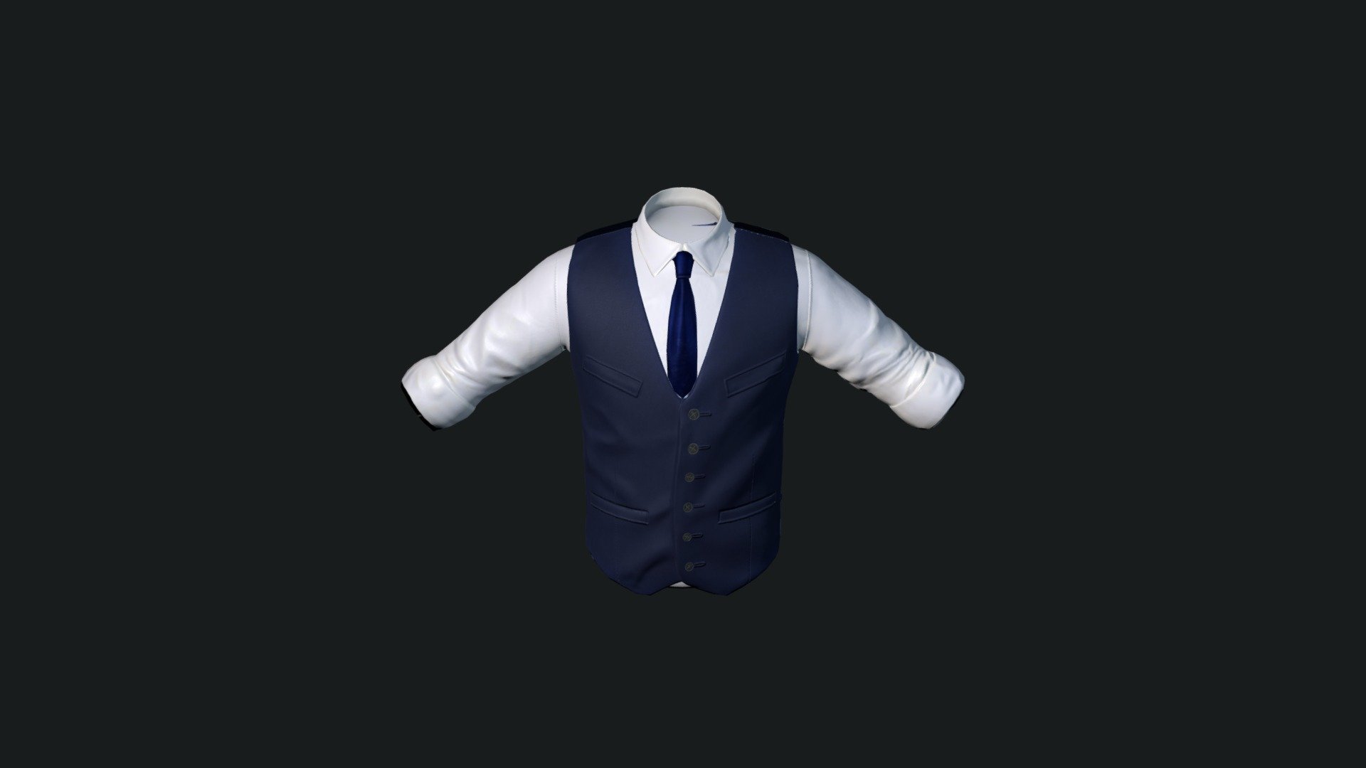 Suit Vest - 3D model by Pcosme3D [6ba3cbb] - Sketchfab