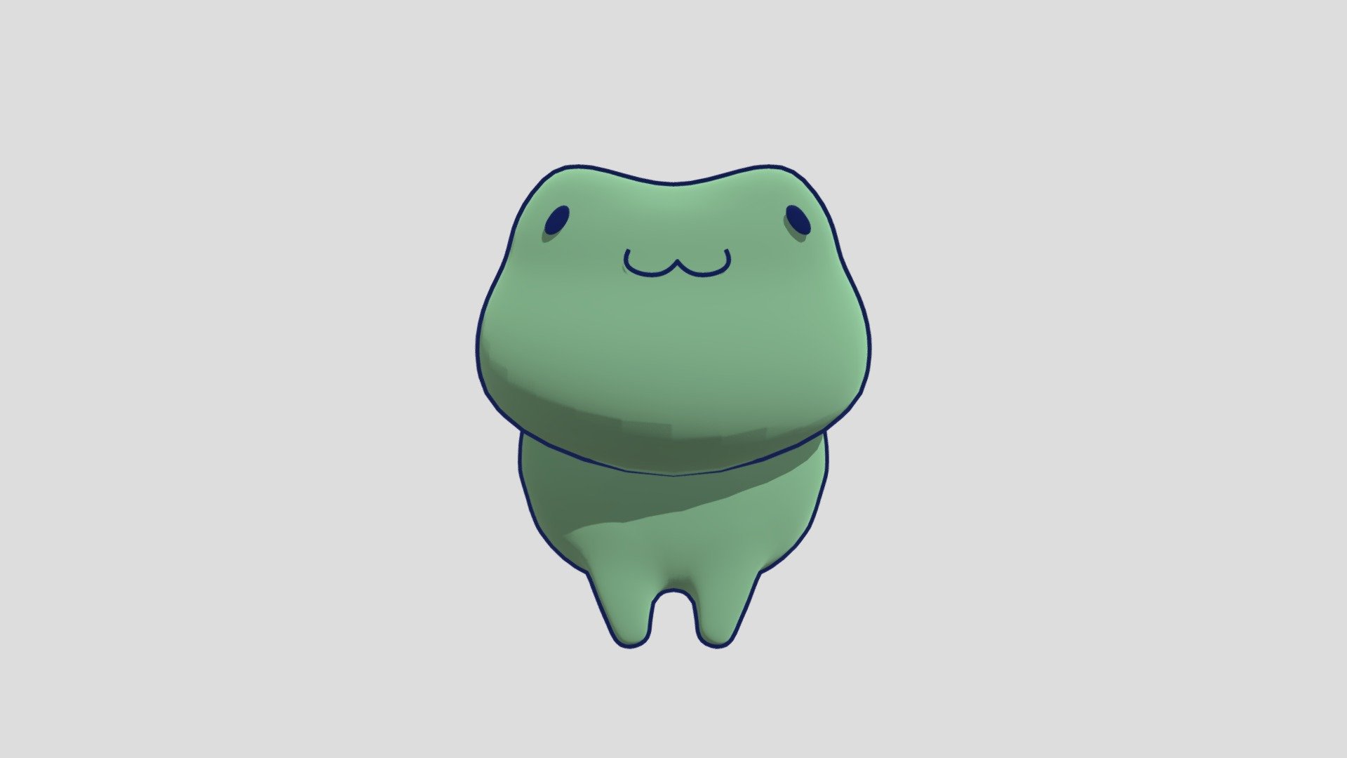 Dot the Frog - 3D model by kazisito [6ba4a46] - Sketchfab