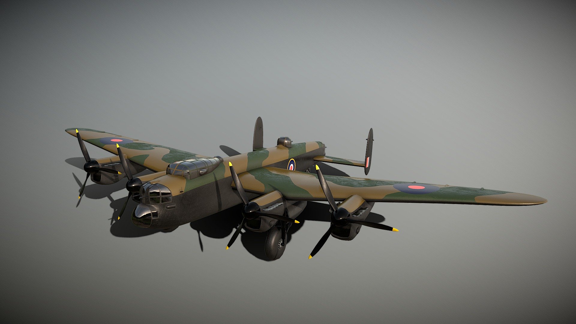 Avro Lancaster Bomber - Buy Royalty Free 3D model by tobycrome [6ba701b ...
