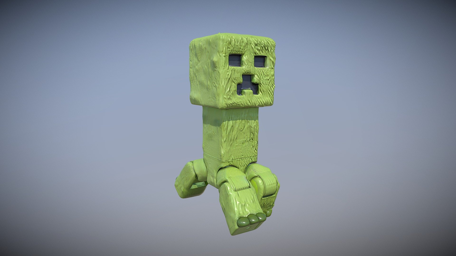 Voxel Creeper Minifigure - 3D model by MeshVibe (@zanininicolo08 ...