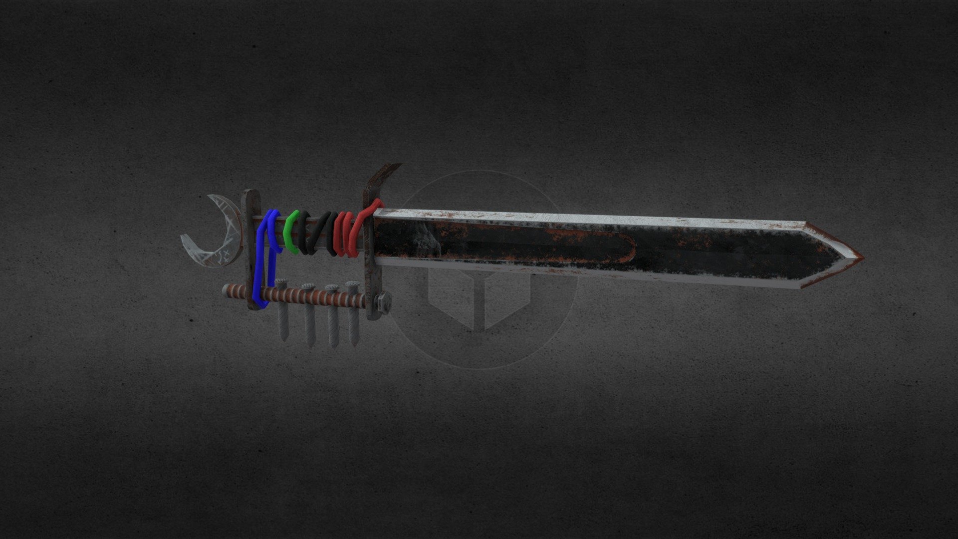 Homemade sword - Download Free 3D model by StVoronckov (@StVoroncko ...