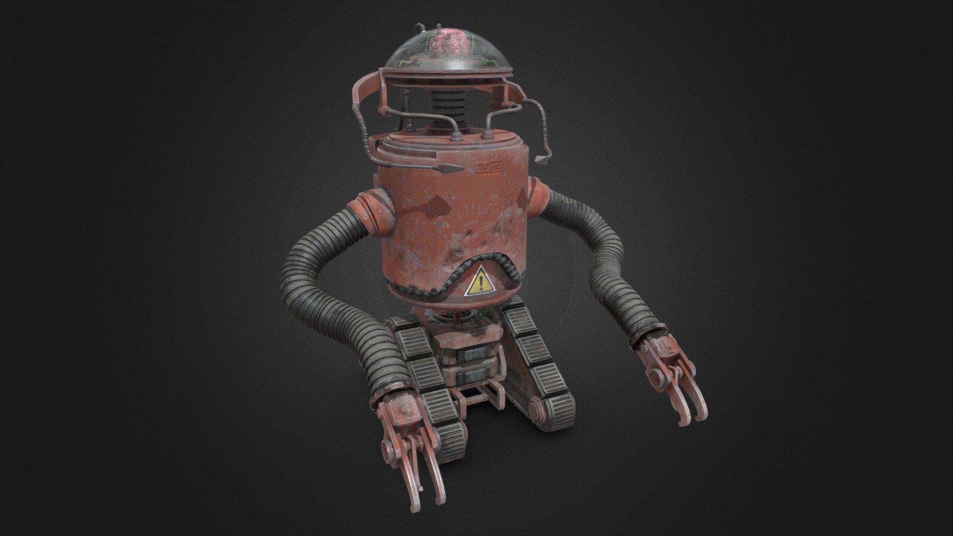 University Project - Robobrain Realistic Texture - 3D model by Matt ...