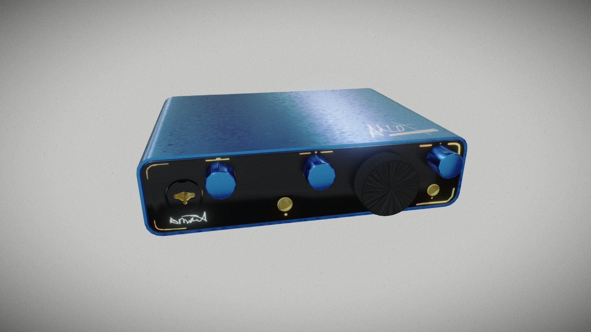 Audio Interface - Aklot - 3D model by Smoonthy (@Themoongod) [6baf32b ...