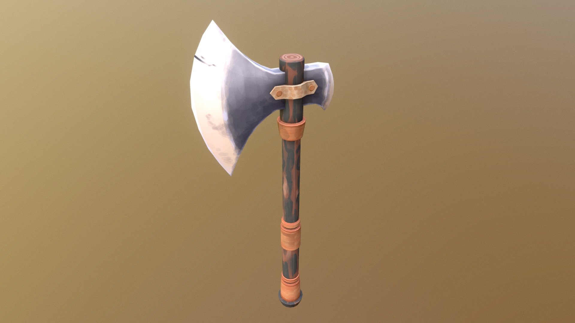 A well-used axe - 3D model by frédèrique_Lukassen (@Frederique_Lukassen ...