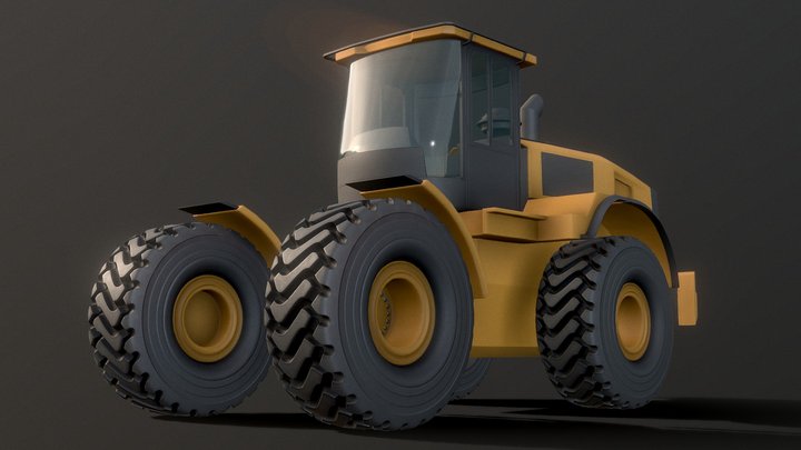 Wheel-loader 3D models - Sketchfab