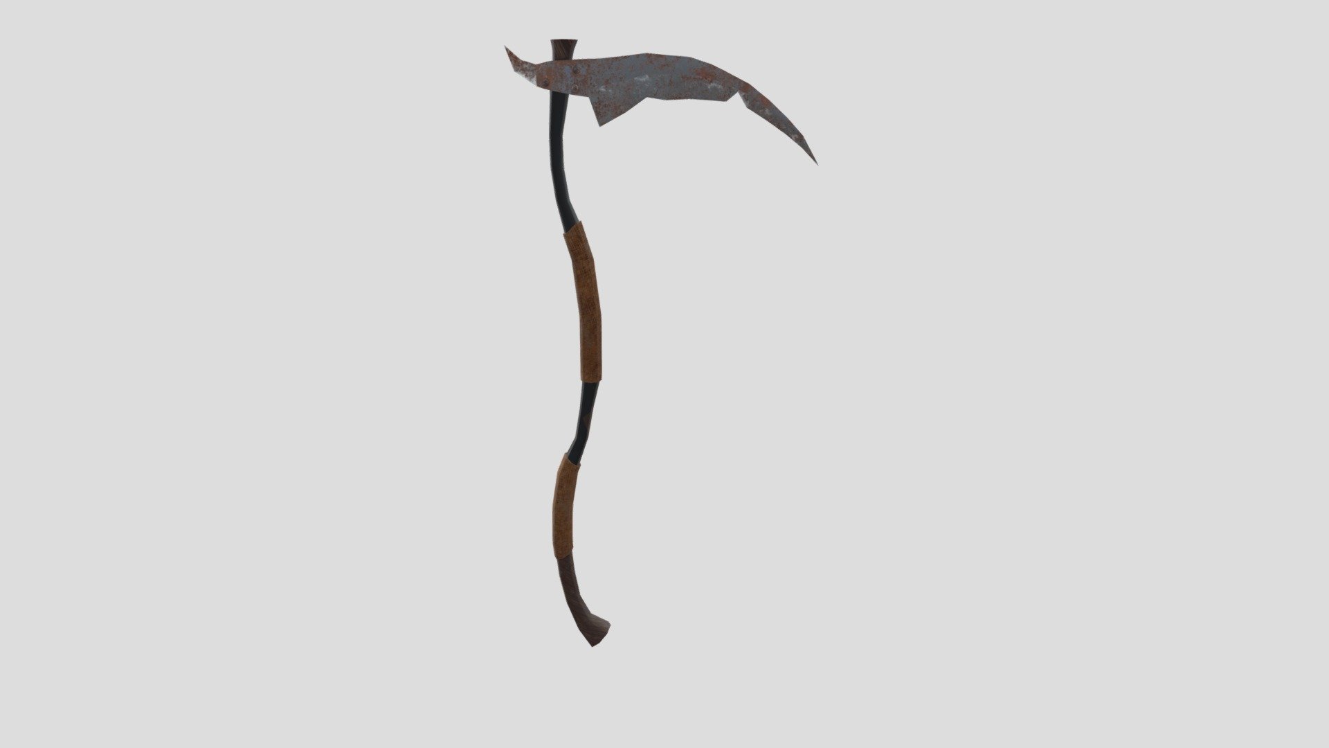 old rusted scythe - 3D model by maximillianH [6bb386f] - Sketchfab