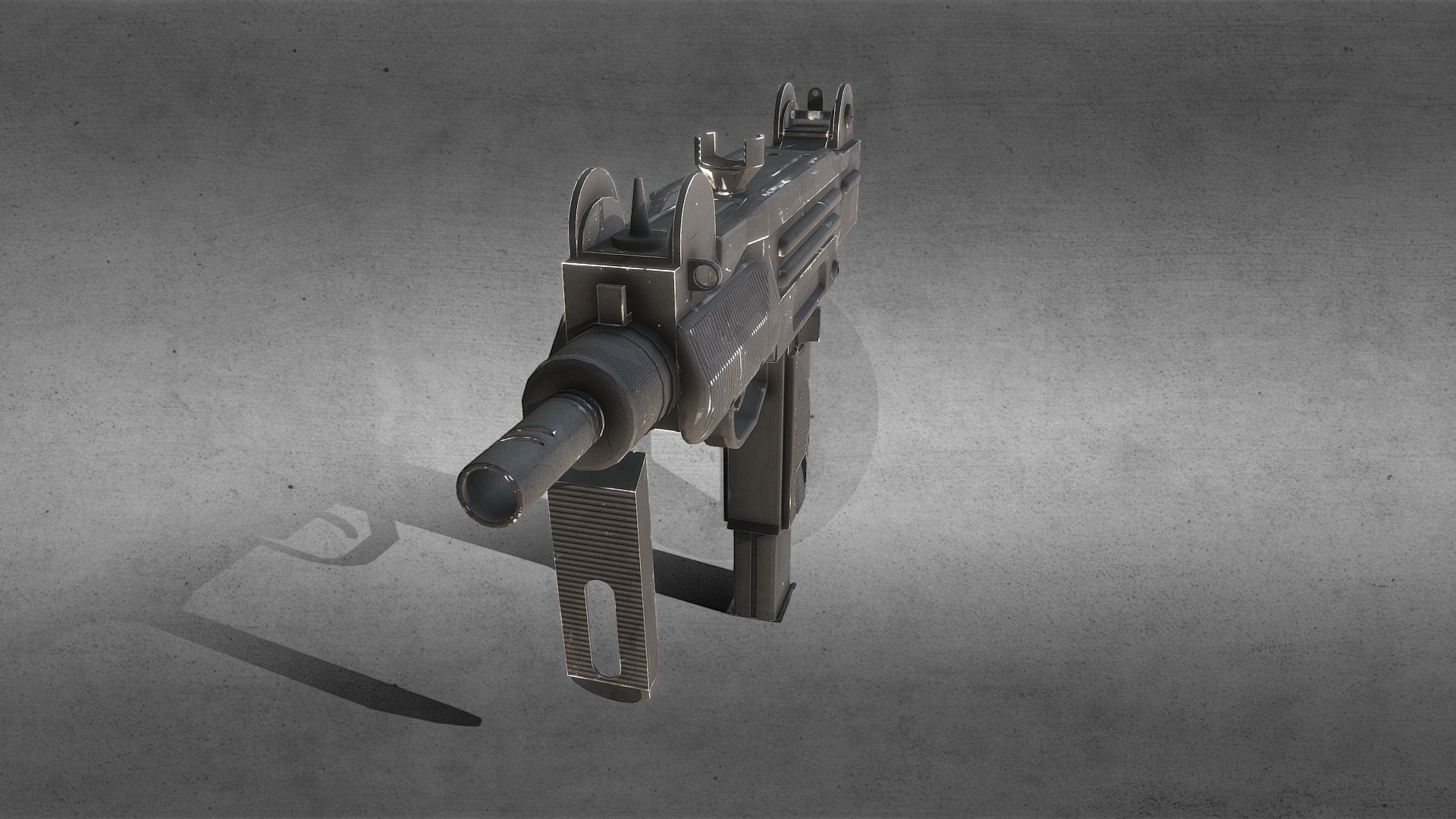 Cybergun UZI semi auto - 3D model by Giantoro_Susilo [6bb4110] - Sketchfab