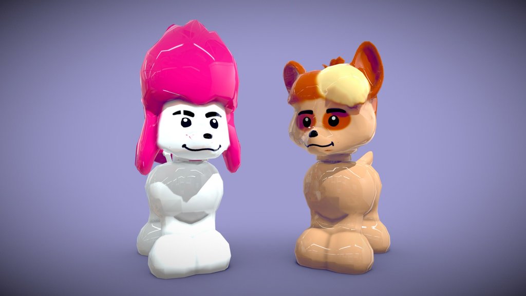 100 Percent Wolf - A 3D model collection by Jacob Quintana (@jacobq1004 ...