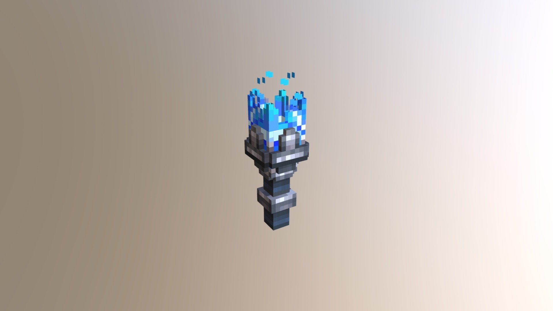 Blue Torch - 3D model by dokustash [6bb7ad2] - Sketchfab