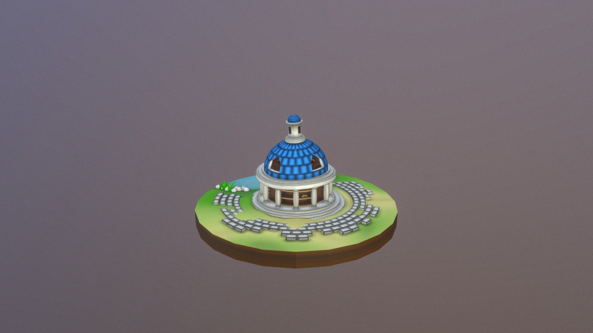 Ancient Greek Library - Download Free 3D model by Juul_Wallraf [6bb94fe ...