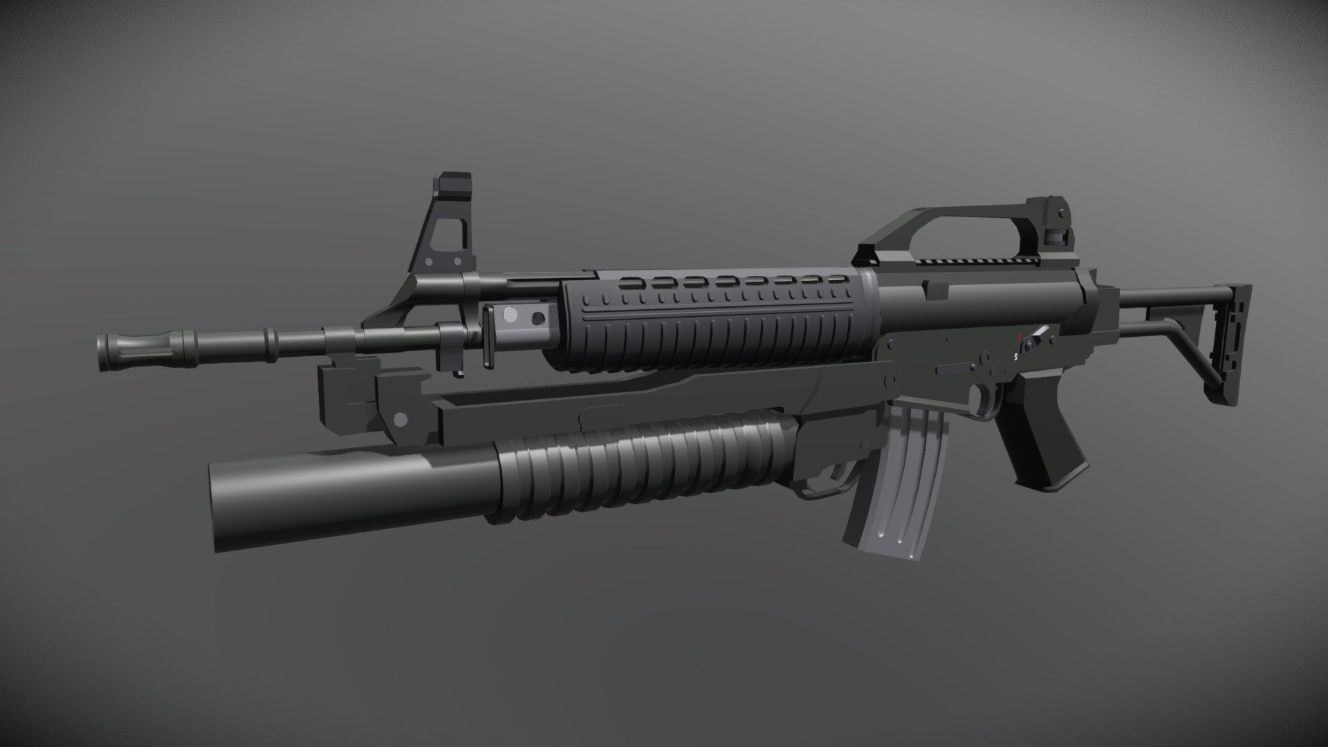 Pindad SS2 - 3D model by ProfessionalDebil [6bbaeff] - Sketchfab