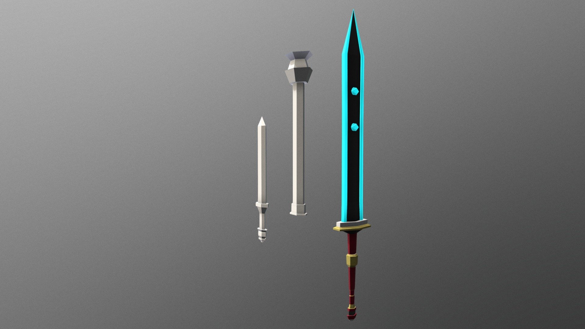 Sci-fi Rpg Sword - Download Free 3D model by RottenPrawn [6bbb1f7 ...