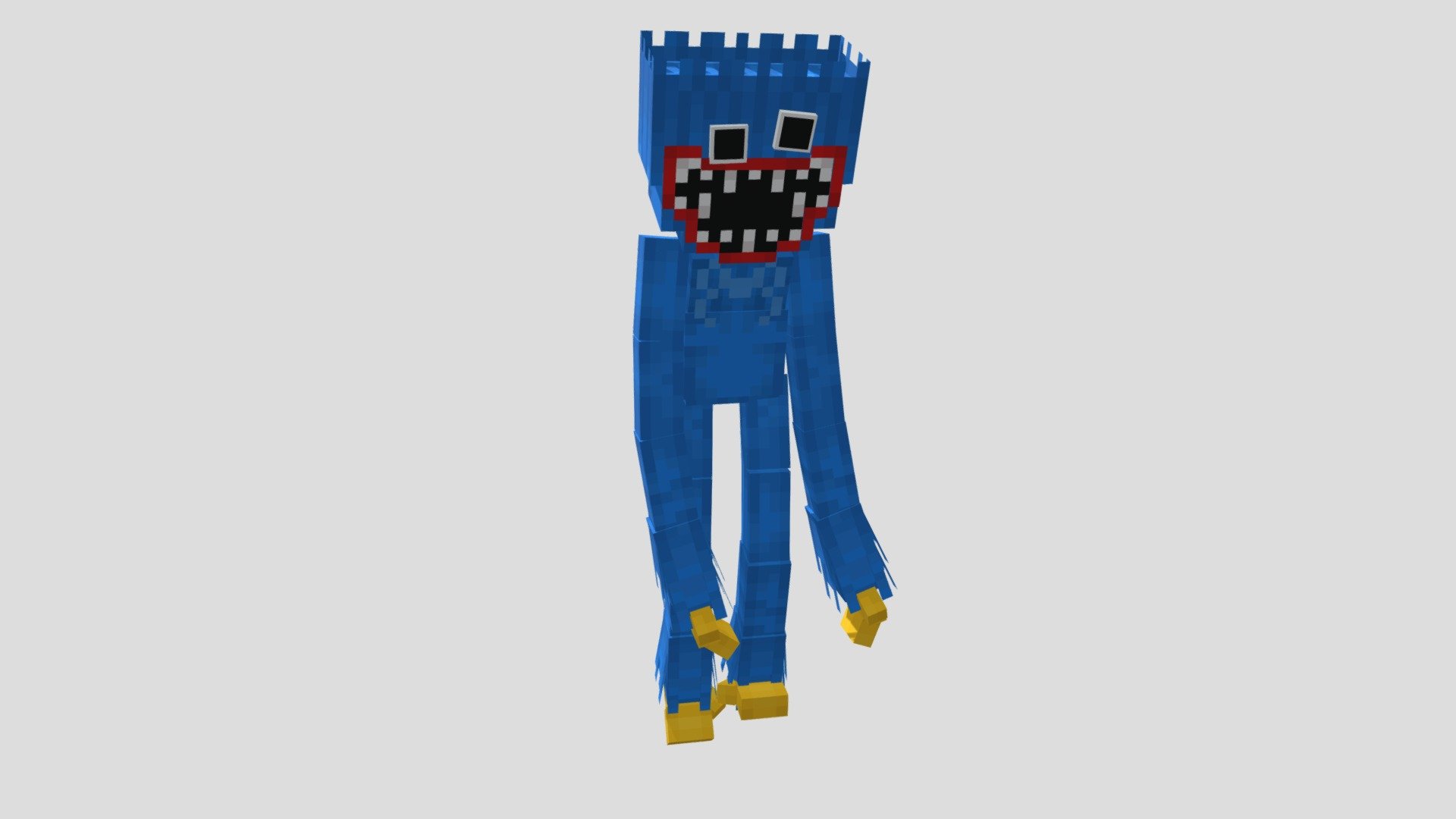 Huggy Wuggy By BlueSteveMc - 3D model by BlueSteveMc (@lagynug ...