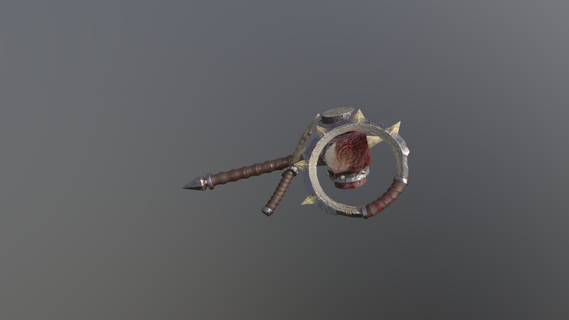 Melee_Weapon_Set - 3D model by File_X [6bbc3e5] - Sketchfab