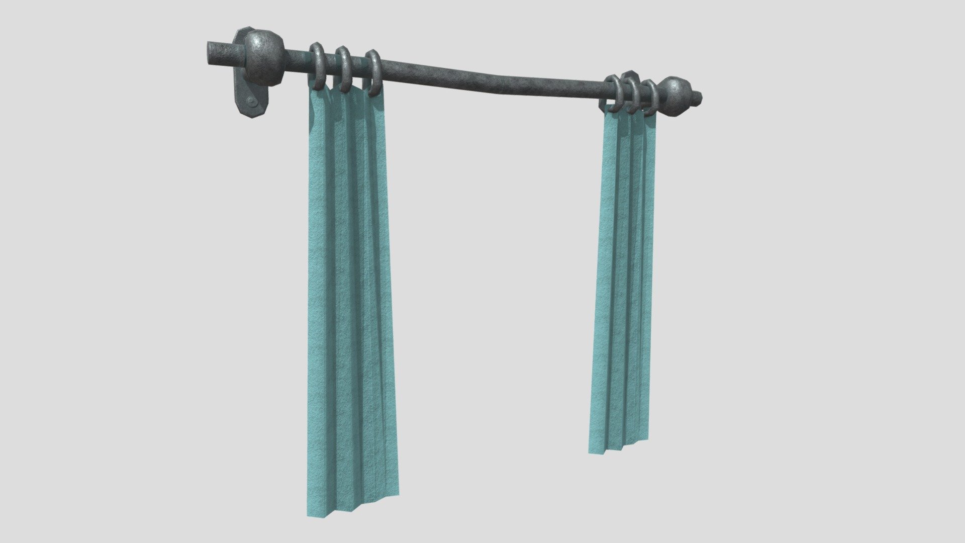 Curtain - 3D model by 星澄 XC (@Chen0503) [6bbe169] - Sketchfab