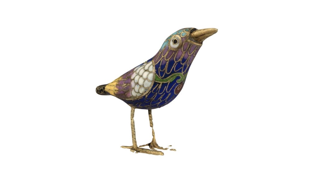 Small glass and metal bird - 3D model by Digital Heritage Australia ...