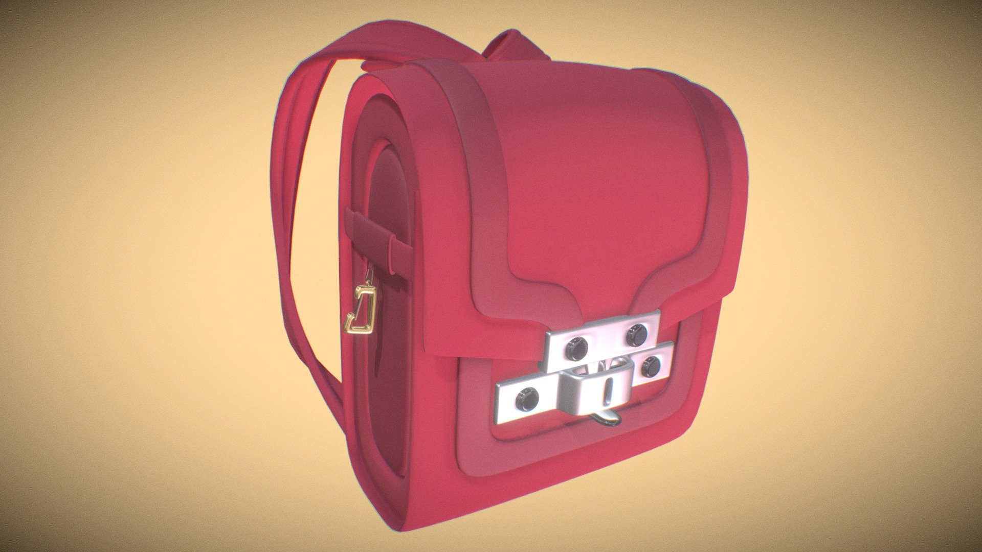 Randoseru School Backpack - Buy Royalty Free 3D model by Tsubasa Art ...