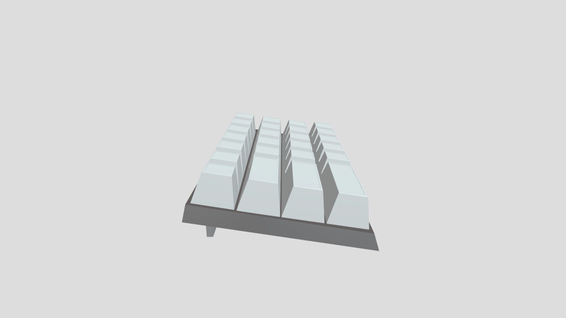 Keyboard - 3D model by fighterluckless [6bc006c] - Sketchfab