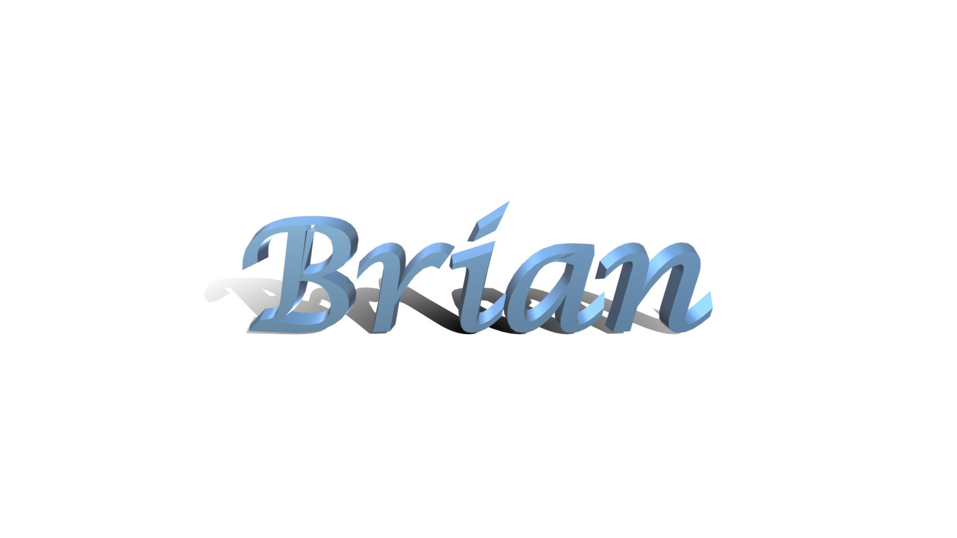 Brian Signature - 3D model by Bkim0921 [6bc2246] - Sketchfab