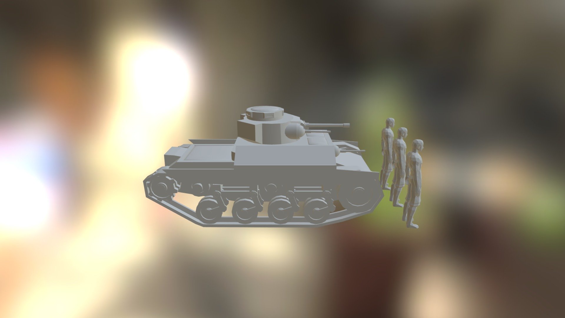 TKK-3 Light Tank - Download Free 3D model by korian [6bc5744] - Sketchfab
