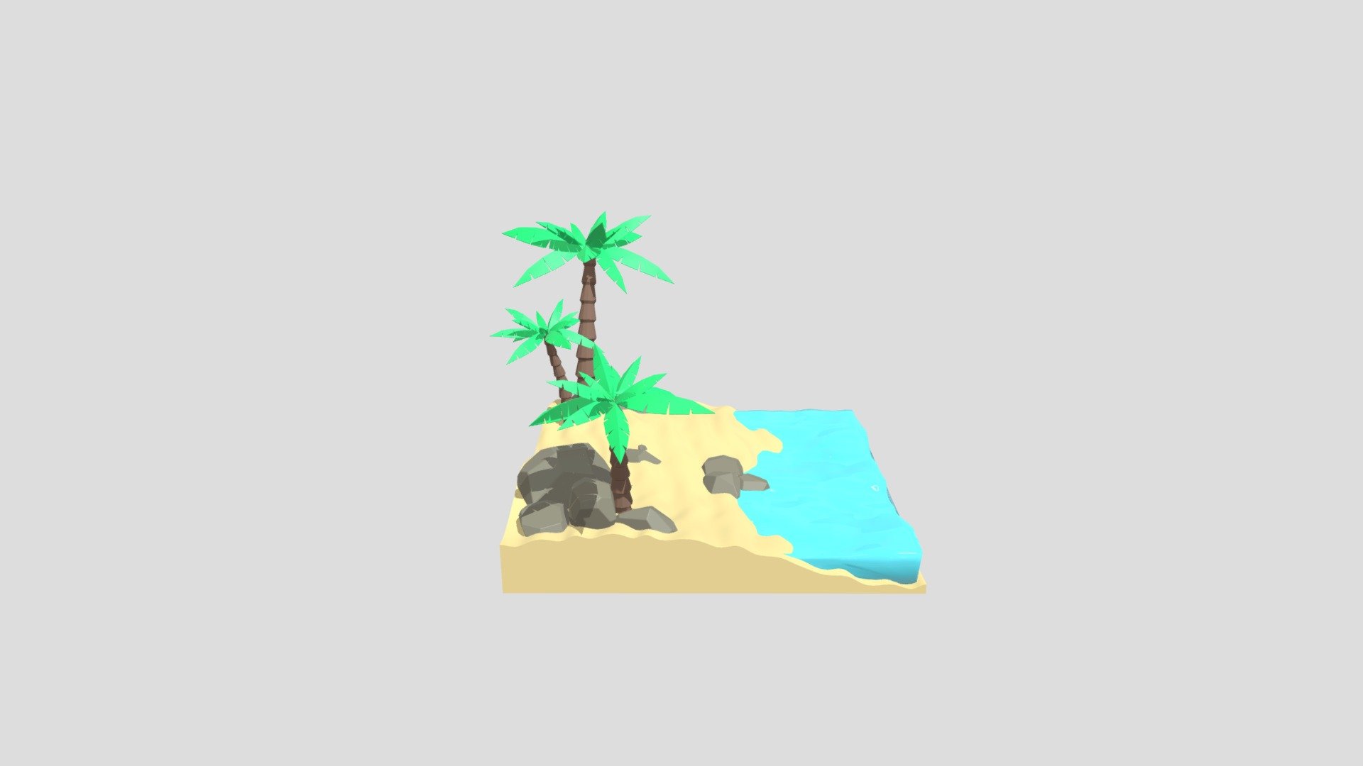 Beach - Download Free 3D model by Darpan Musale (@darpan_m) [6bc58cc ...