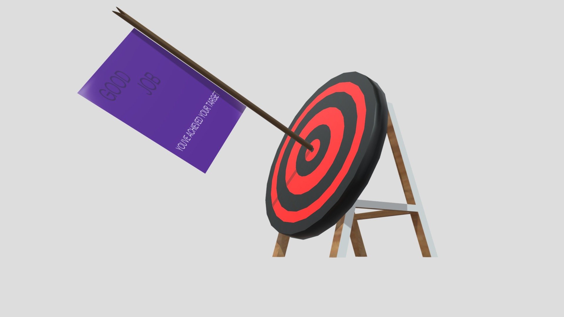 Target Goal Reached AR - Download Free 3D model by shreyas ...