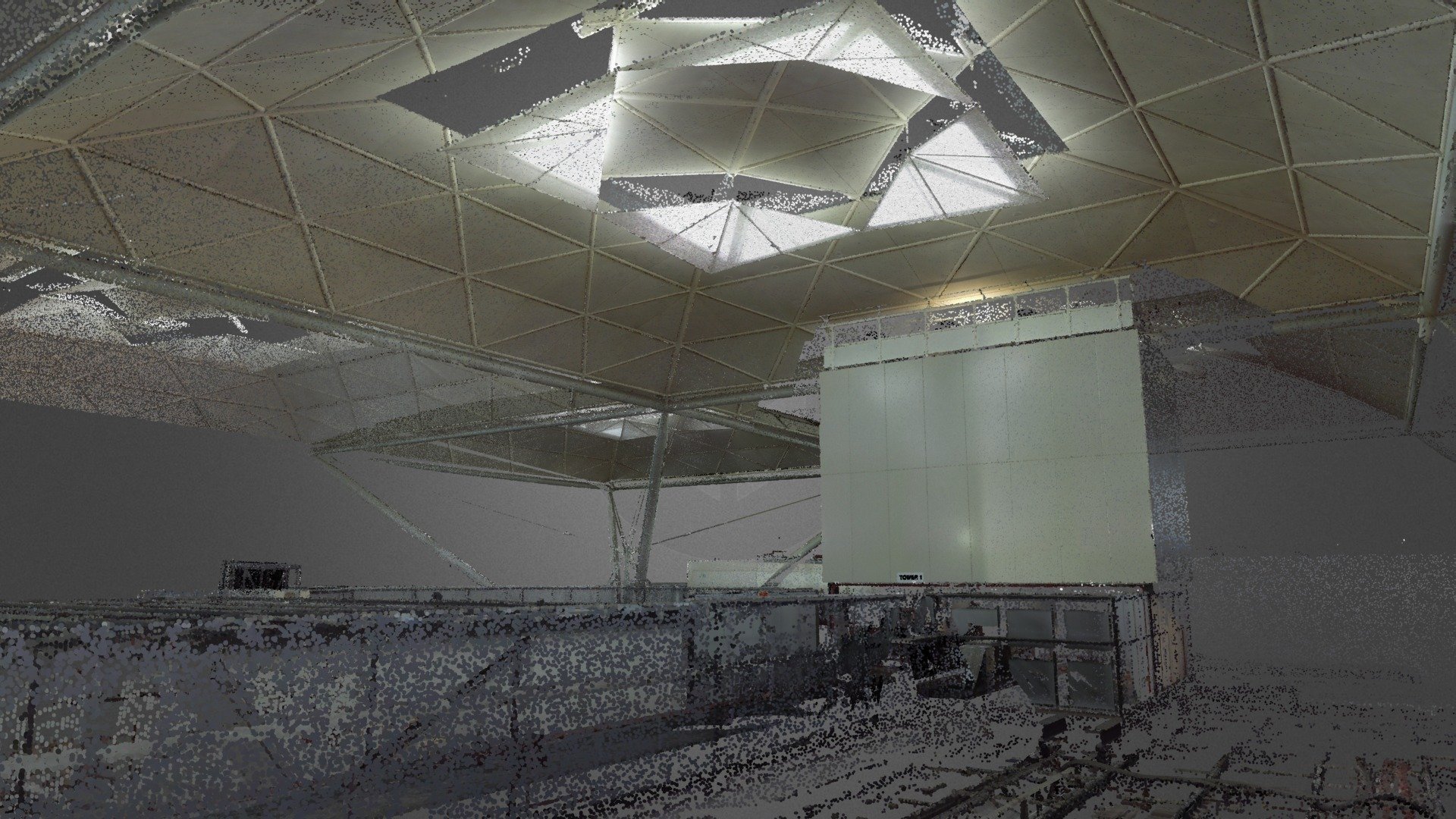 Stansted Airport - Roof Laser Scanning - 3D model by ScanSite ...