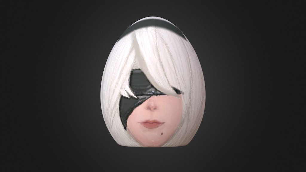 YoRHa No.2 Type Egg - 3D model by Caturegli David (@CopycatDesign ...