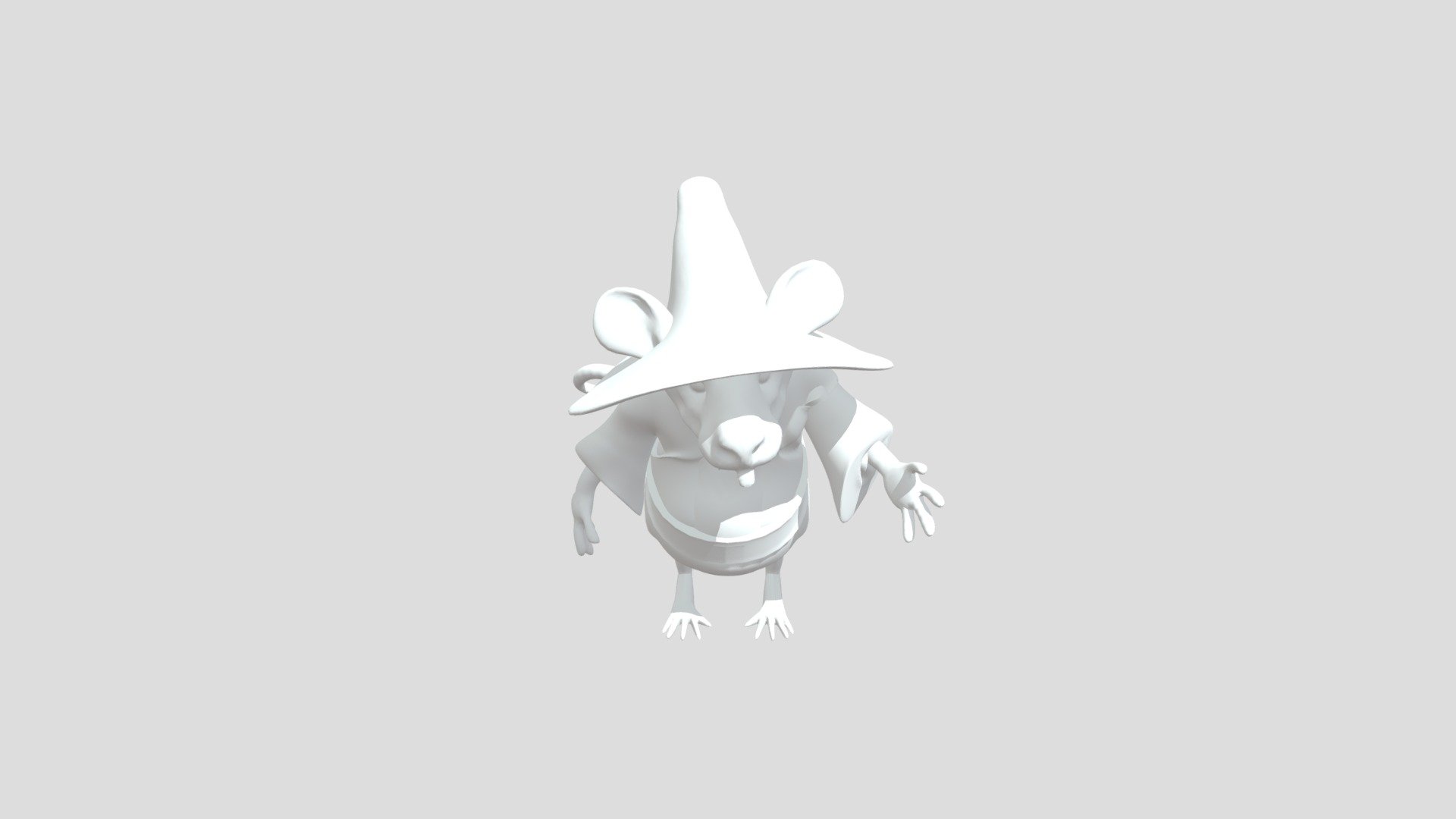 Scram the Ratkin Wizard - Cartoon Character - 3D model by davesimonuvu ...