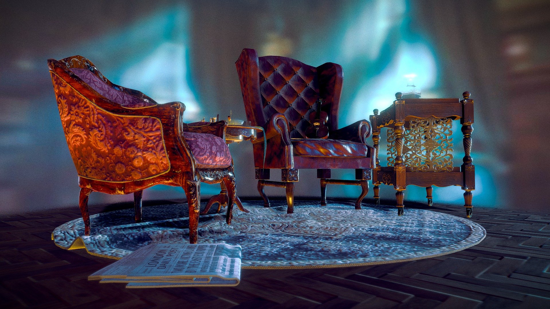 Victorian style - 3D model by AnnaBelle Fibonacci (@annabellefibonacci ...
