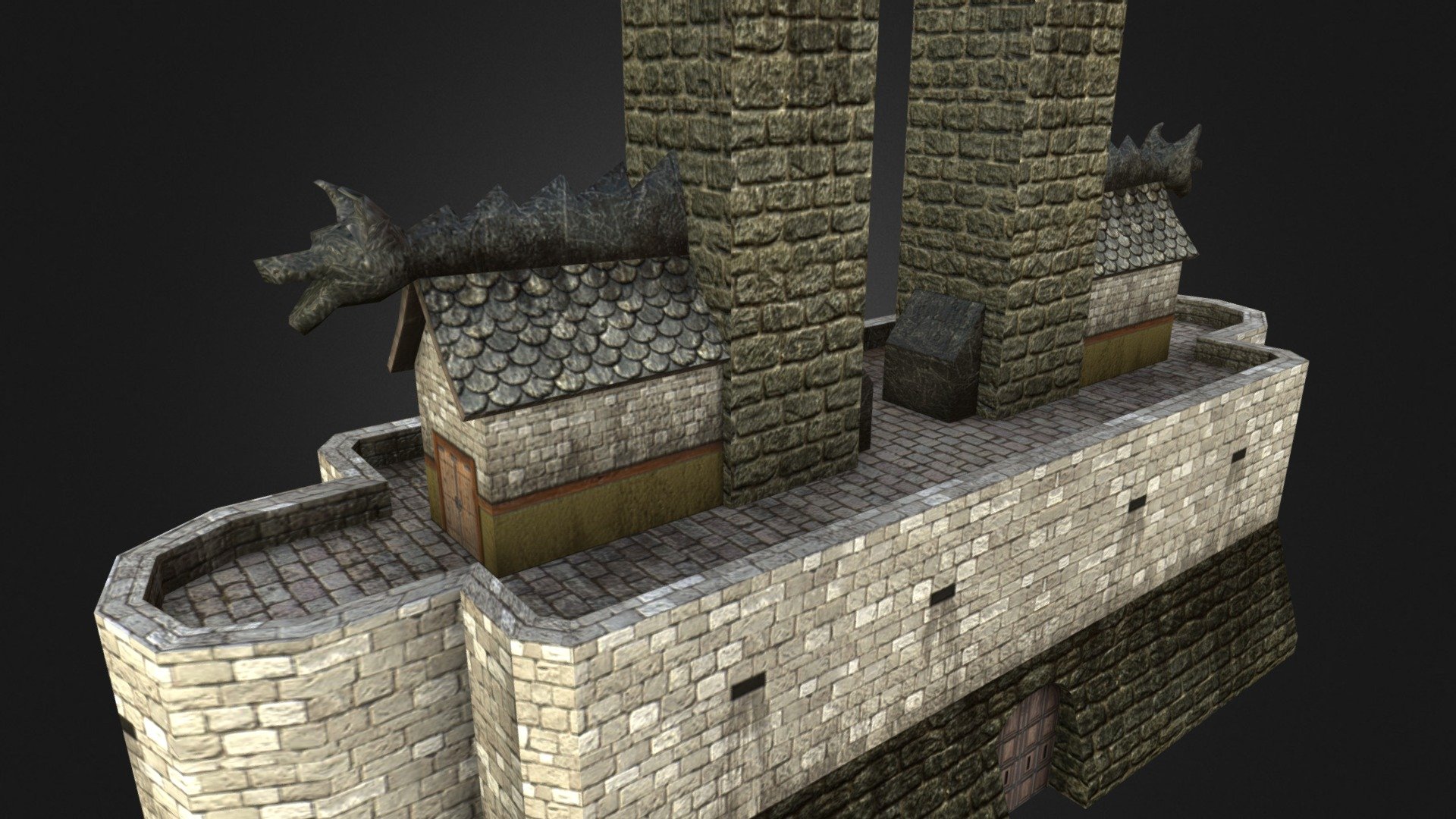 The Gate - 3D model by Ison (@XinChengWu) [6bceaa1] - Sketchfab