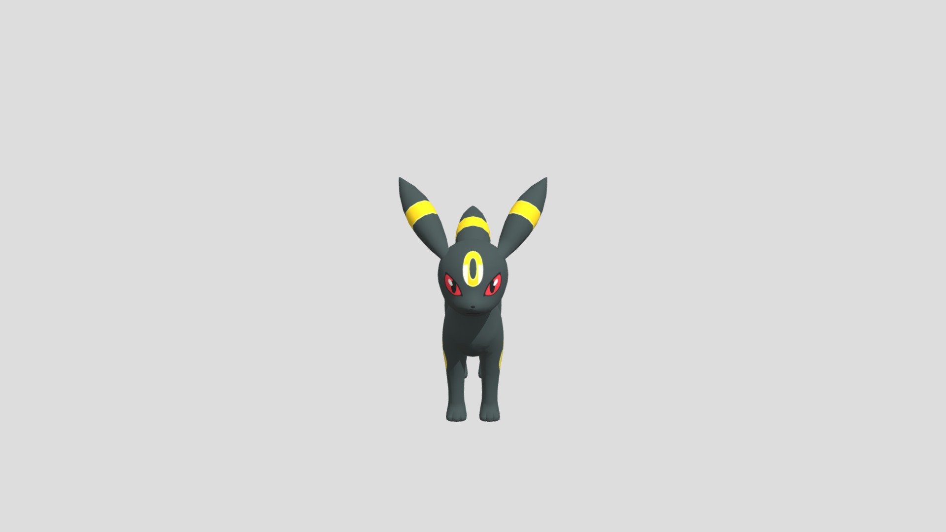 Umbreon - Download Free 3D model by LunaEagle [6bcf008] - Sketchfab