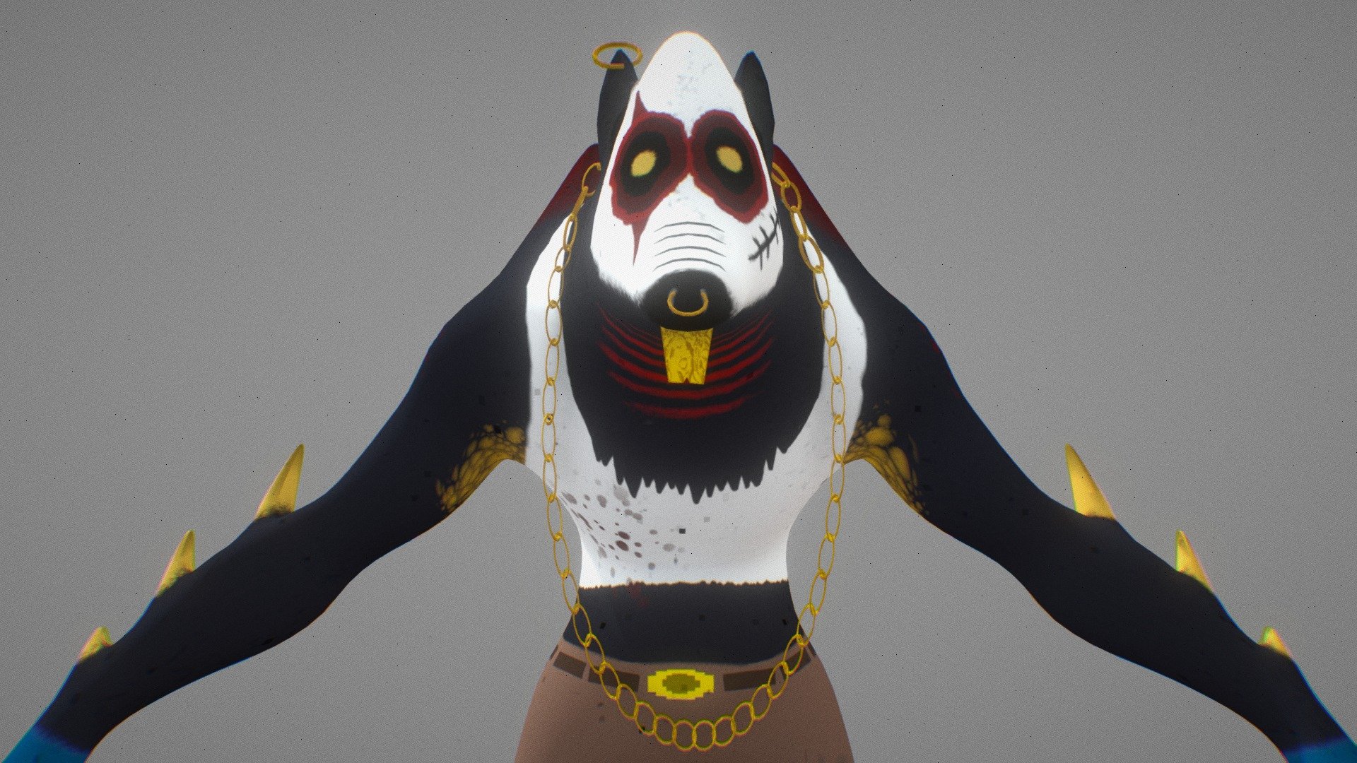 Mutant RAT [ toon - style ] - Download Free 3D model by lalit ...