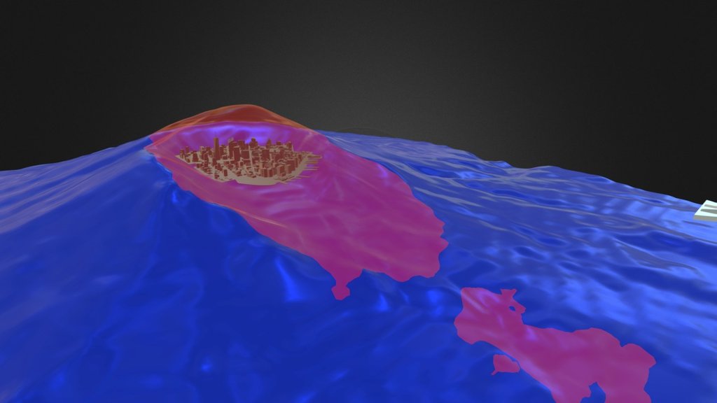 Animated 3D visualization of Mt. St. Helens - 3D model by fecr2o4 ...