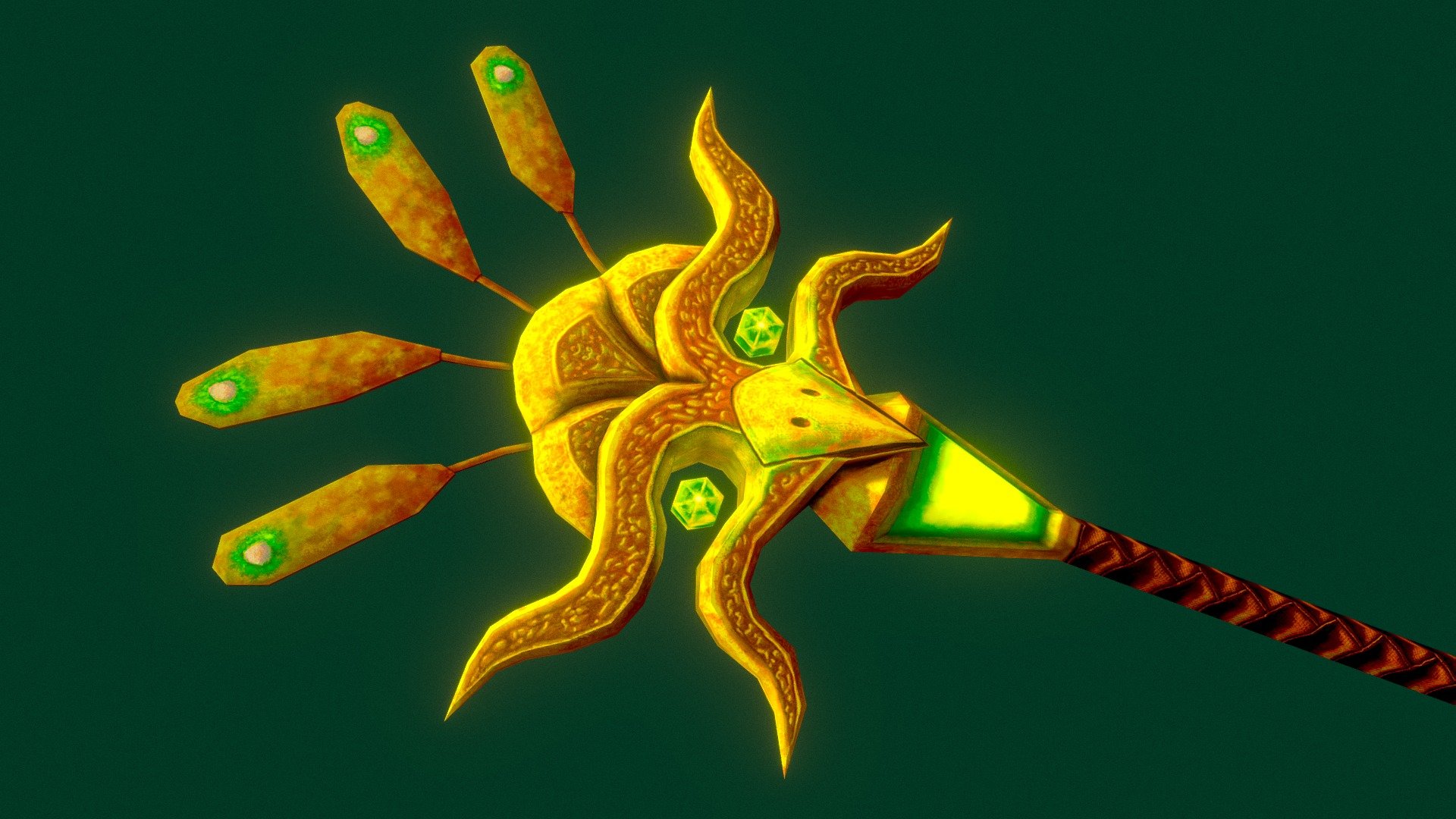 Avian Staff - Download Free 3D model by 21some [6bd4433] - Sketchfab
