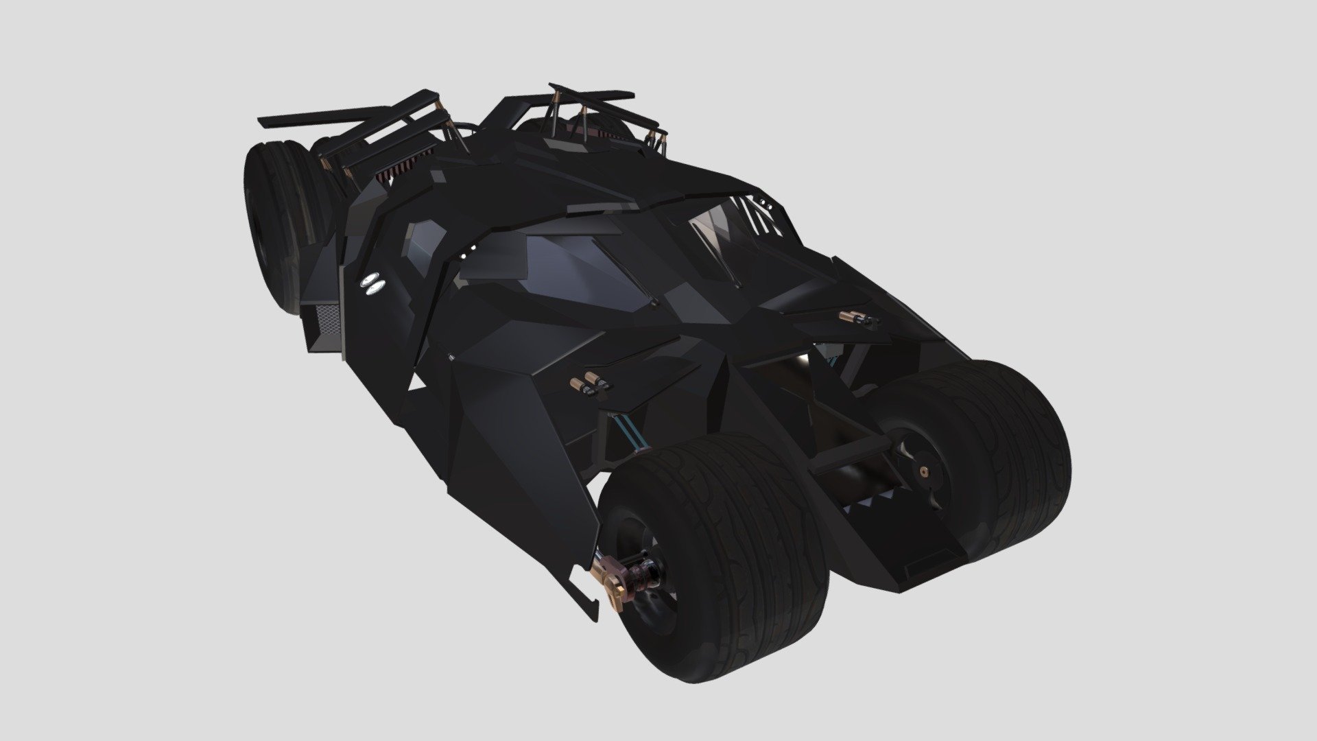 Batmobile/Tumbler - Download Free 3D model by Matt Dixon (@the1stdog ...