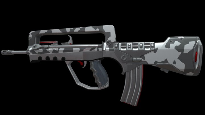 Famas 3D models - Sketchfab