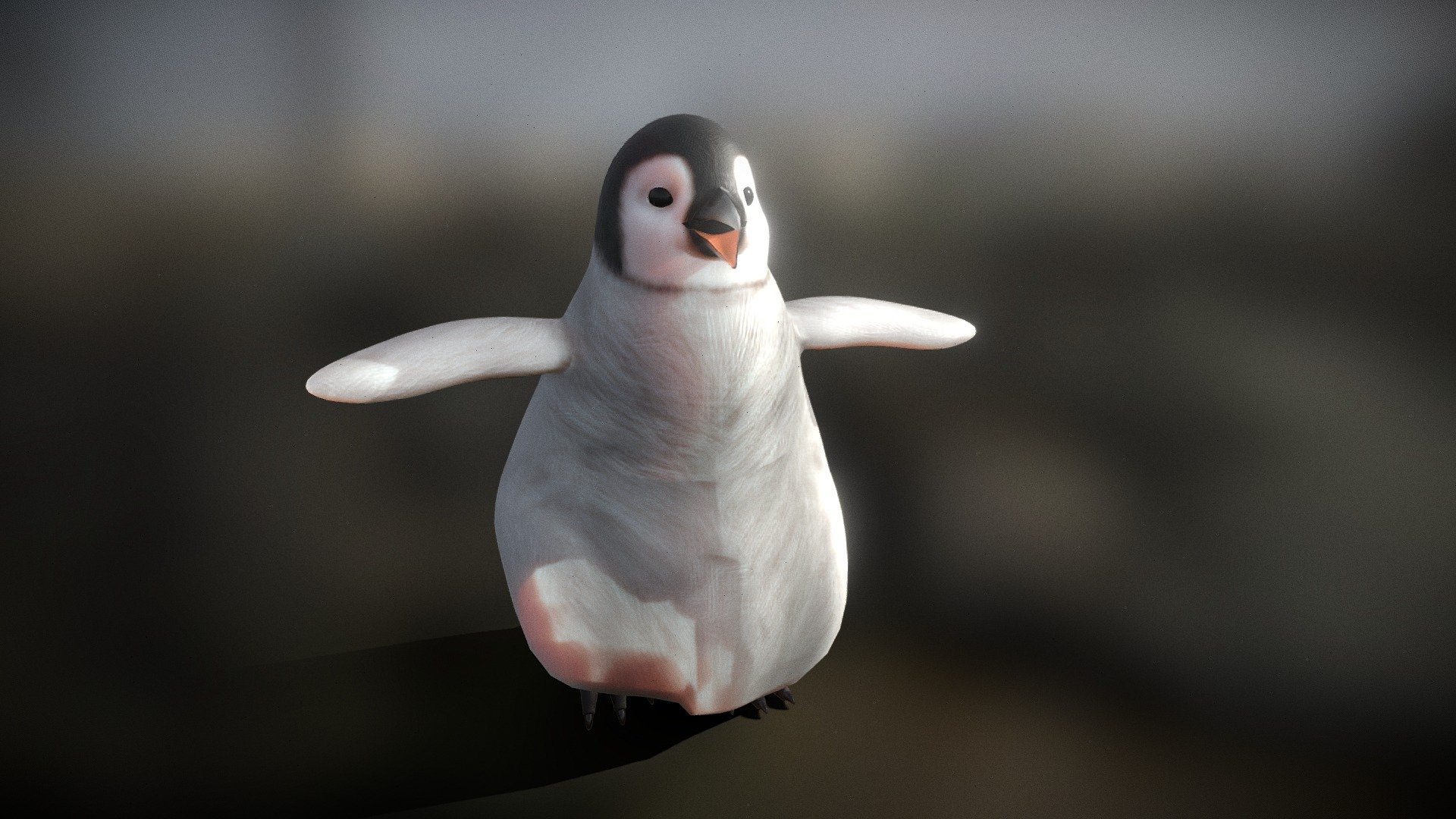Cute Baby Penguin - 3D model by XRX (@xerxes6696) [6bd6cee] - Sketchfab