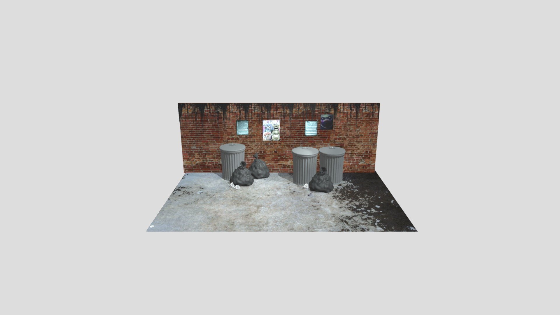 Back Alley - Download Free 3D model by Goober (@Irjddjd) [6bd8287 ...