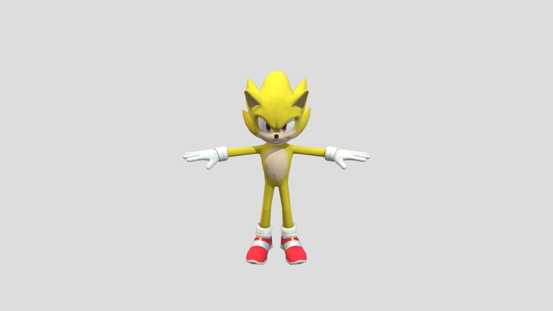 Fight Idle sonic super - 3D model by mathiasandresgonzalesramos ...